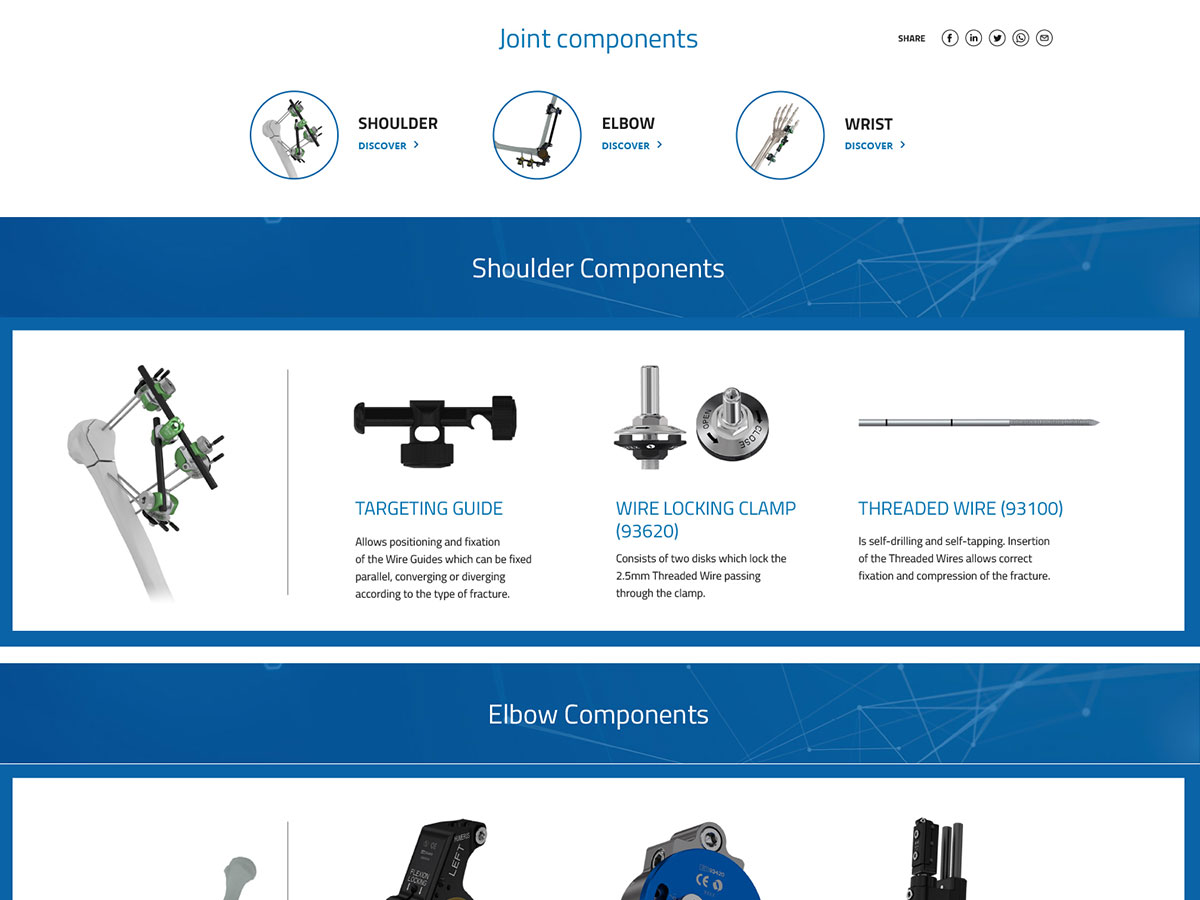 External Fixator Joint Components | Orthofix Galaxy Fixation™